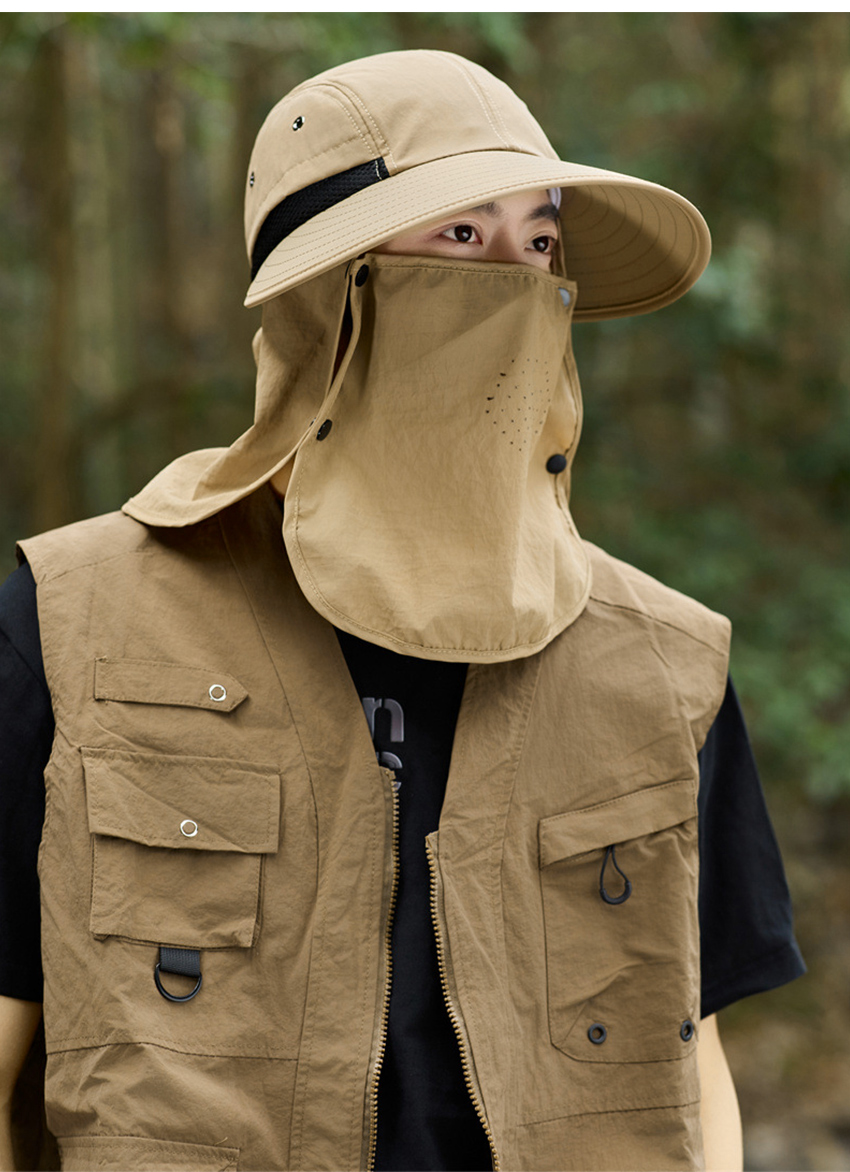 MENSPE Unisex Summer UPF 50+ Sun Protection Hiking Hat Quick-drying ...