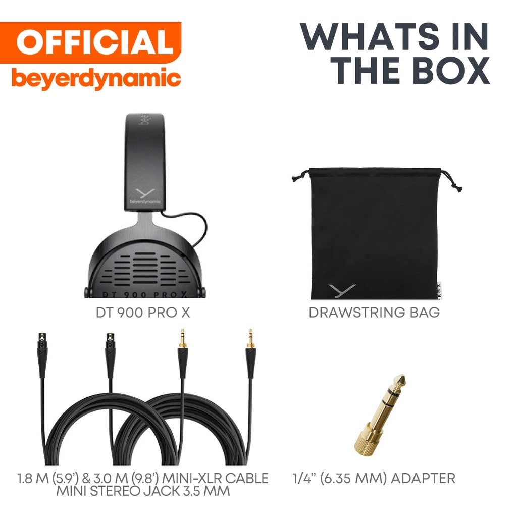 Beyerdynamic Dt 900 Pro X / Dt900 Prox Open Backed Studio Headphones ...