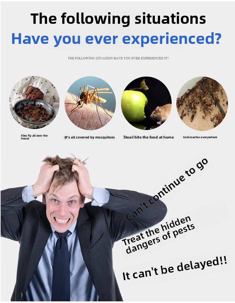 Set of Ultrasonic Electronics Mouse Buster, Rat Destroyer, High Power ...