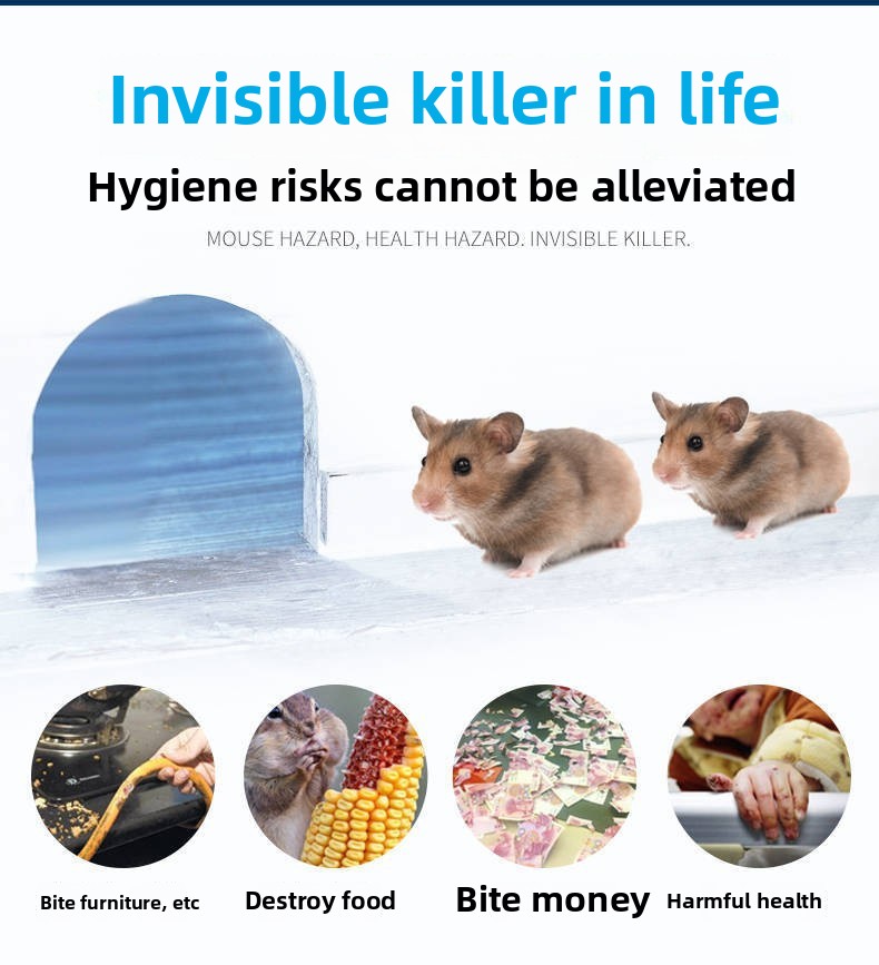 Set of Ultrasonic Electronics Mouse Buster, Rat Destroyer, High Power ...