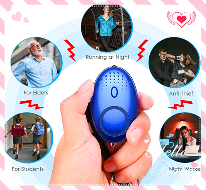 Safety Defense Keychain Set Keychains Kit For Girls With Personal ...