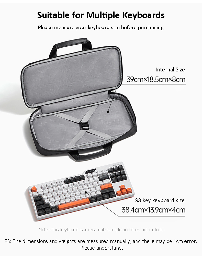 Protable Keyboard Storage Bag Scratch Proof Travel Waterproof Thickened ...