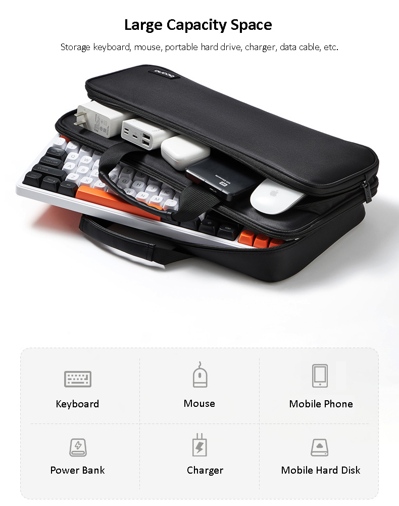 Protable Keyboard Storage Bag Scratch Proof Travel Waterproof Thickened ...