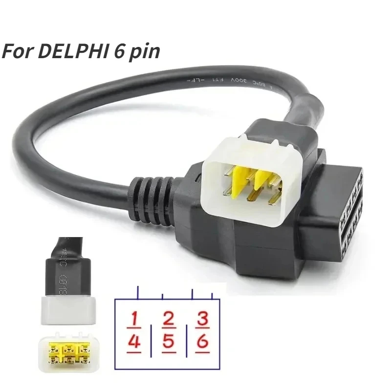 Latest for BENELLI OBD2 6 Pin Diagnostic Plug Adaptor Cable for BOSCH ...