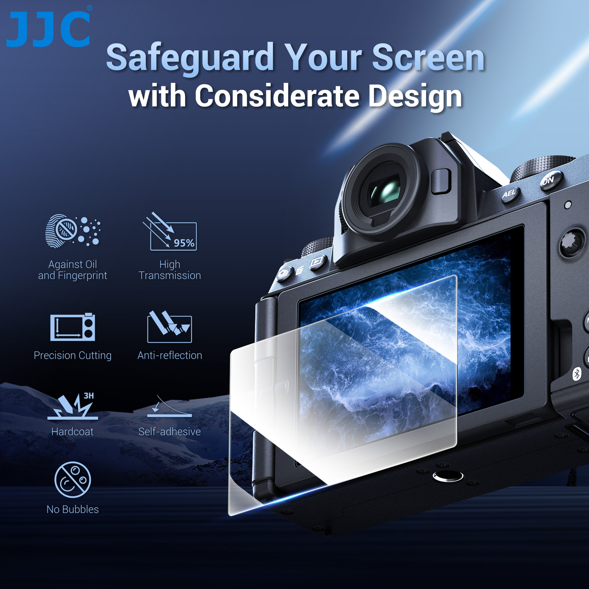 JJC Anti-Reflection Screen Protector for Camera Canon EOS R50 G7X Mark ...