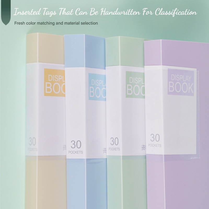 Clear Book Long File Organizer Document Organizer Clear Folder ...