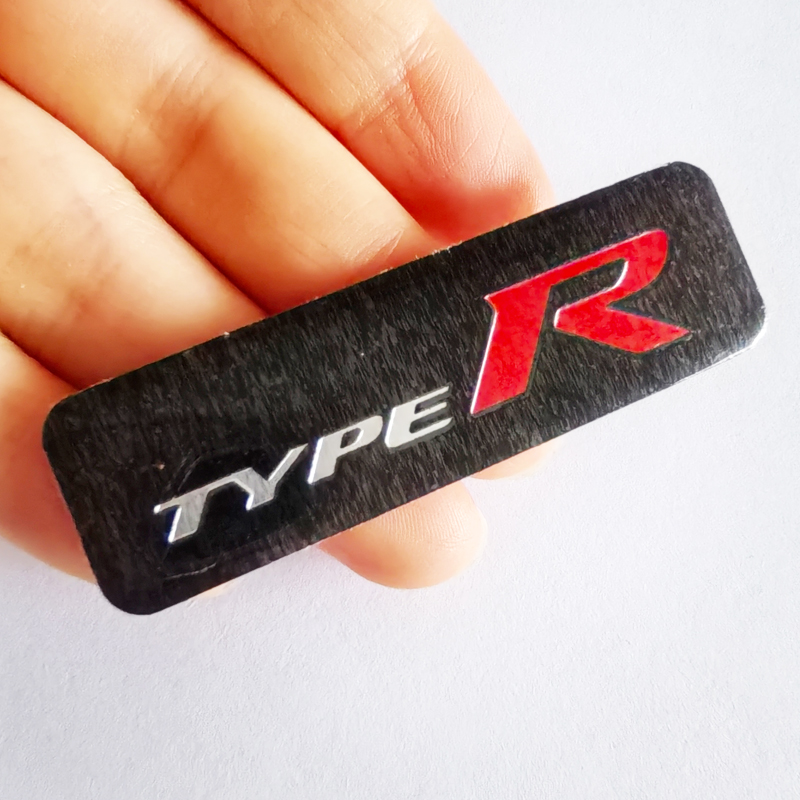 1 X Aluminum TYPE R TYPER RS CIVIC MUGEN Logo Car Auto Decorative ...