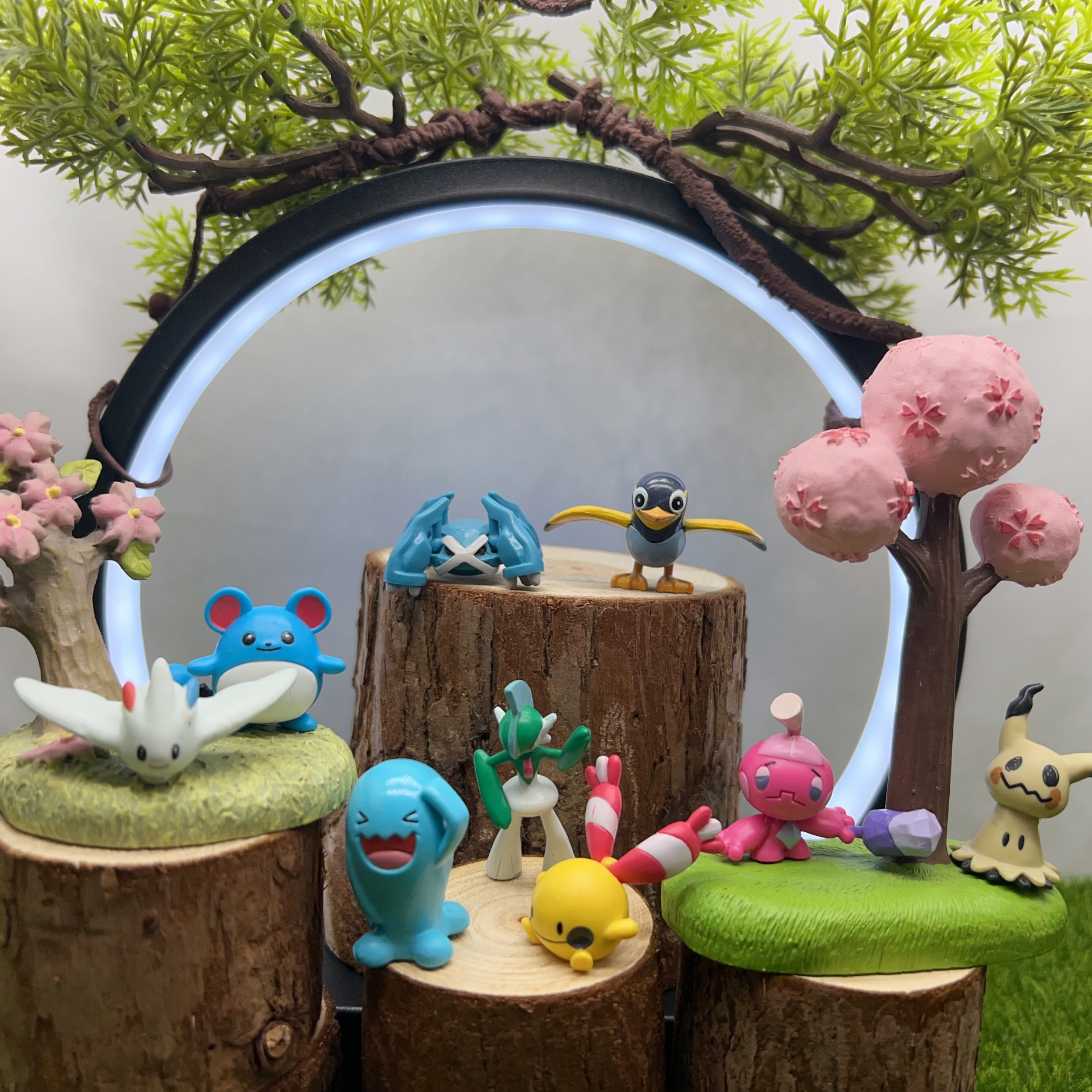 Pokémon Figure Bundle (Gallade, Mimikyu, Metagross, Wobbuffet ...