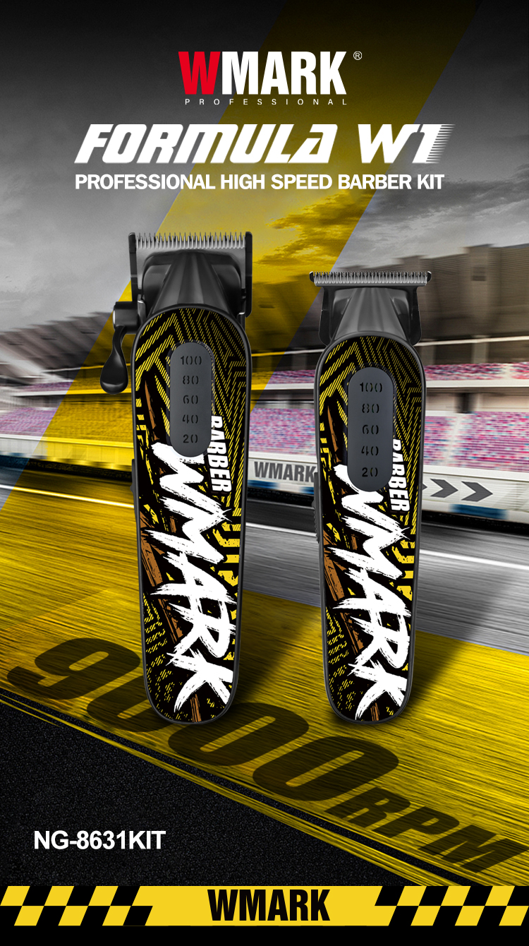 WMARK NG-8631KIT men's oil head engraving cutter main push hair clipper ...