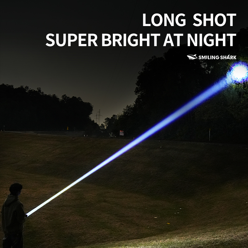 SmilingShark SD5338 LED Powerful Flashlight M60 6000LM with COB Soft ...