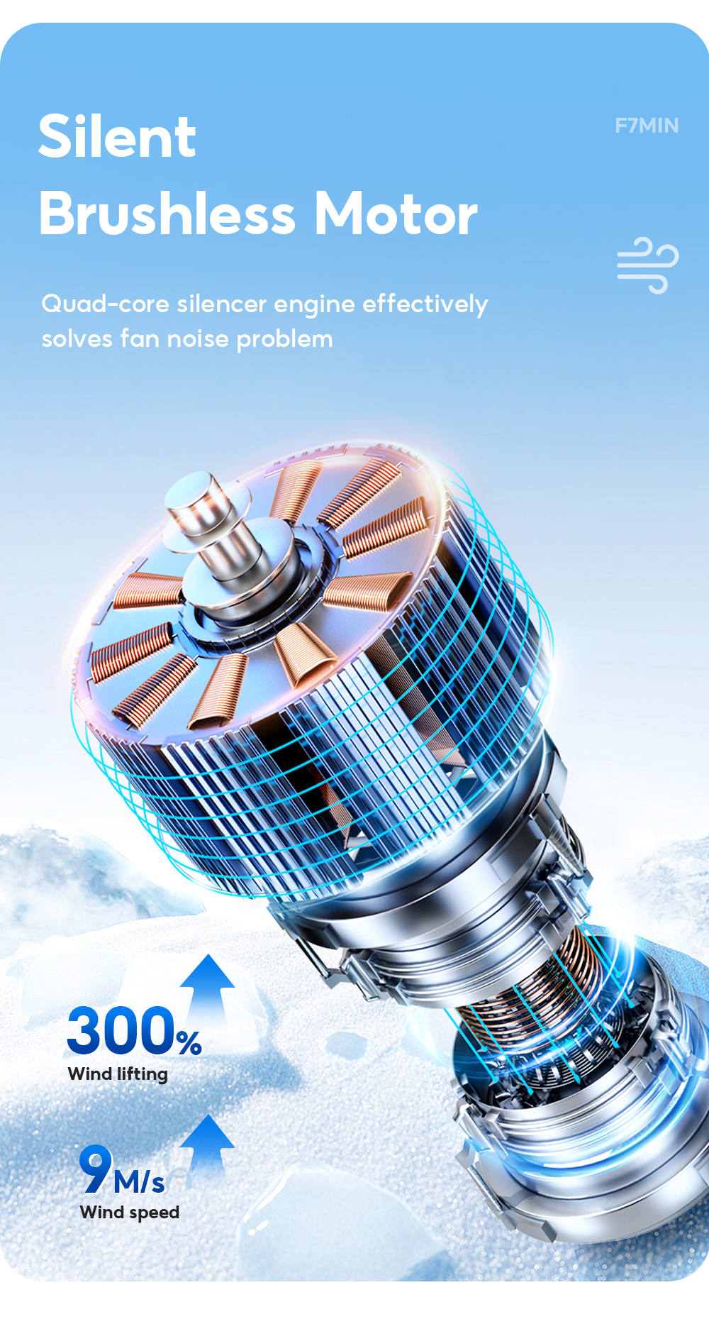 【Free Gift】JAMAY Fan Portable 3000mAh Battery High Speed kipas Mini Fan ...