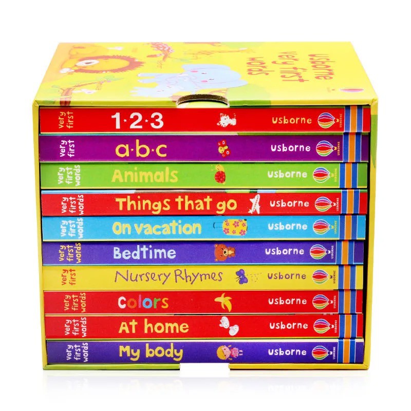 COD Usborne very first words usborne books box set of 10 boardbook ...