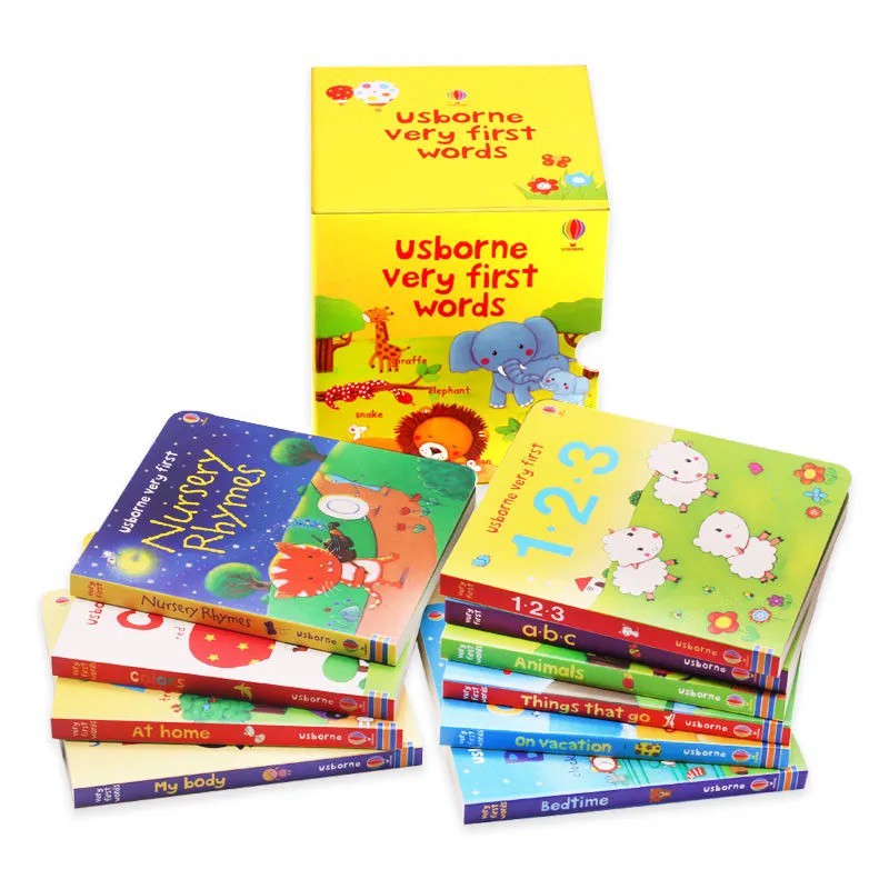 COD Usborne very first words usborne books box set of 10 boardbook ...