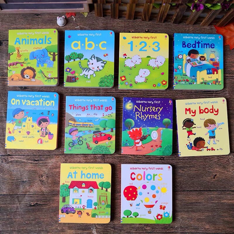 COD Usborne very first words usborne books box set of 10 boardbook ...