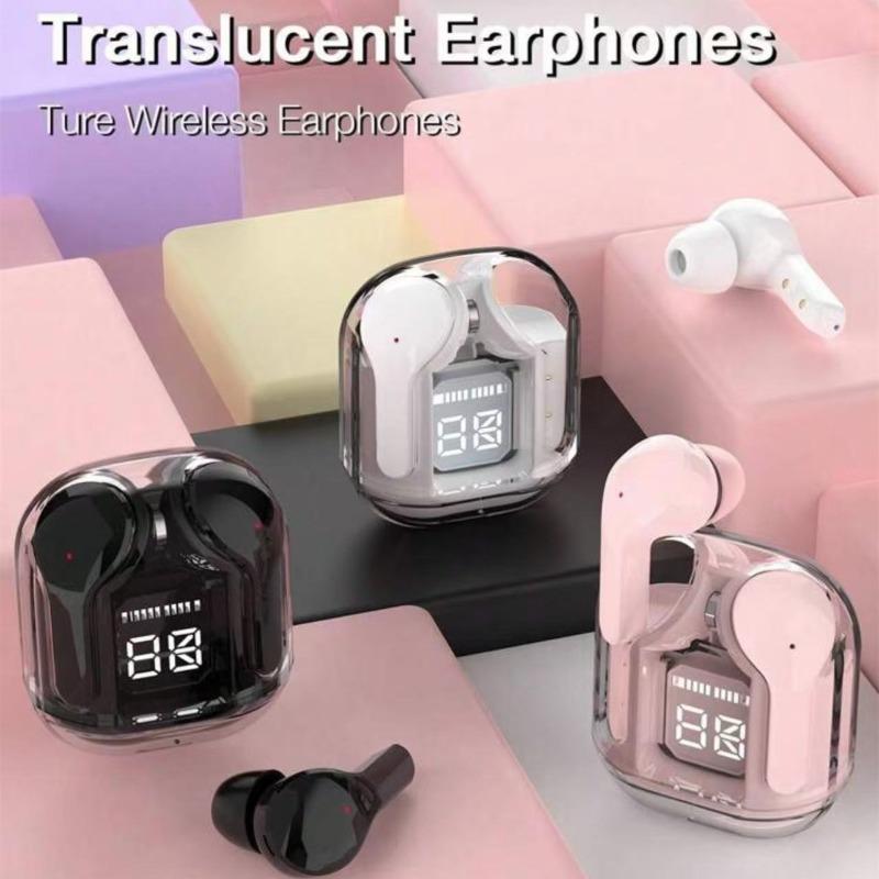 TWS T2 Wireless Bluetooth Headphone Mini Stereo Sound Earbuds LED Power ...