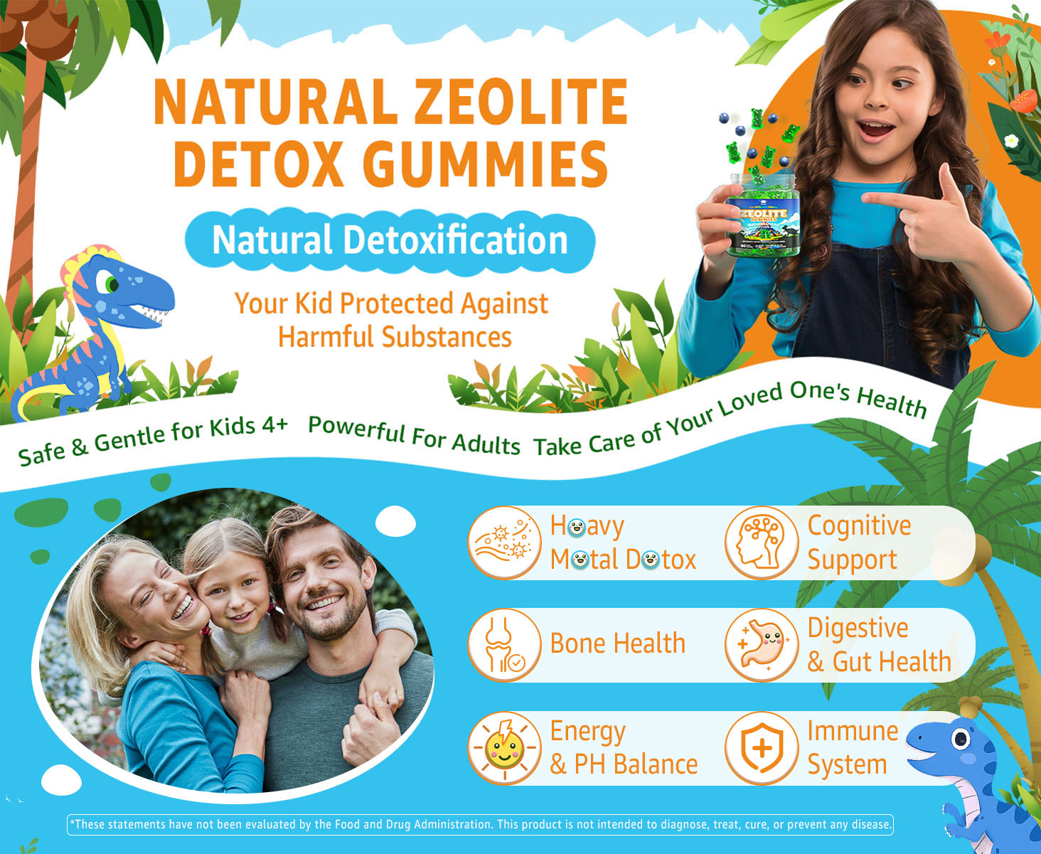 [COD] Lilicare Zeolite Detox for Kids & Adults Supplement With ...