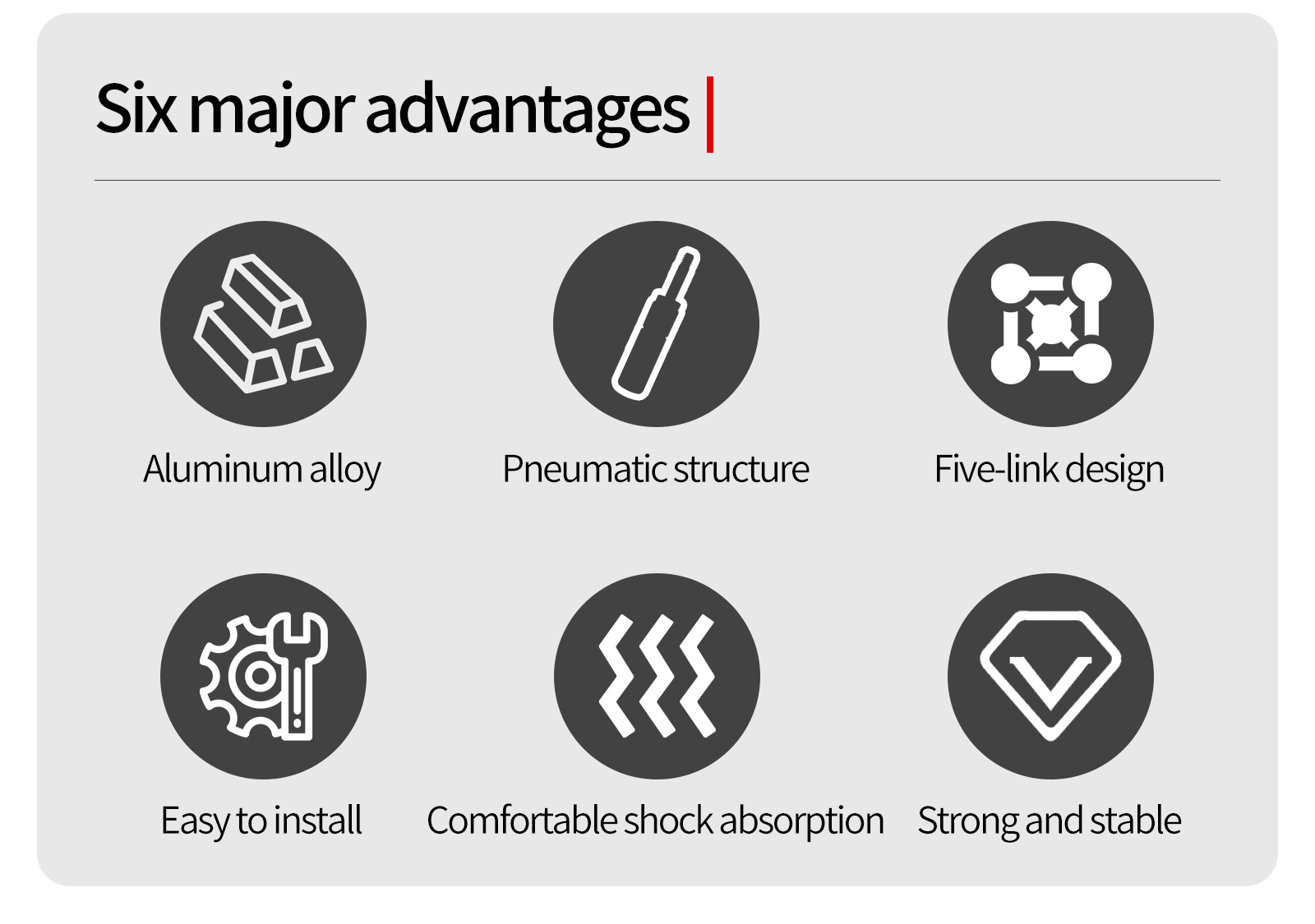 MEROCA Mountain road off-road shock absorber bar with 5-link bicycle ...
