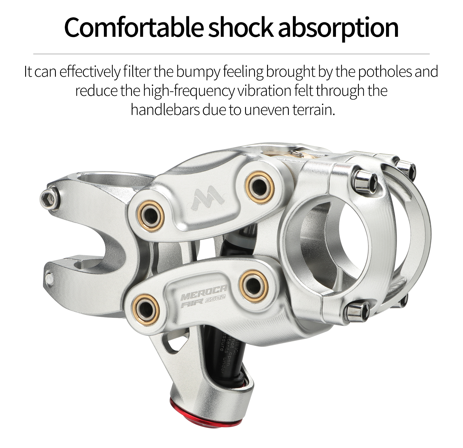 MEROCA Mountain road off-road shock absorber bar with 5-link bicycle ...