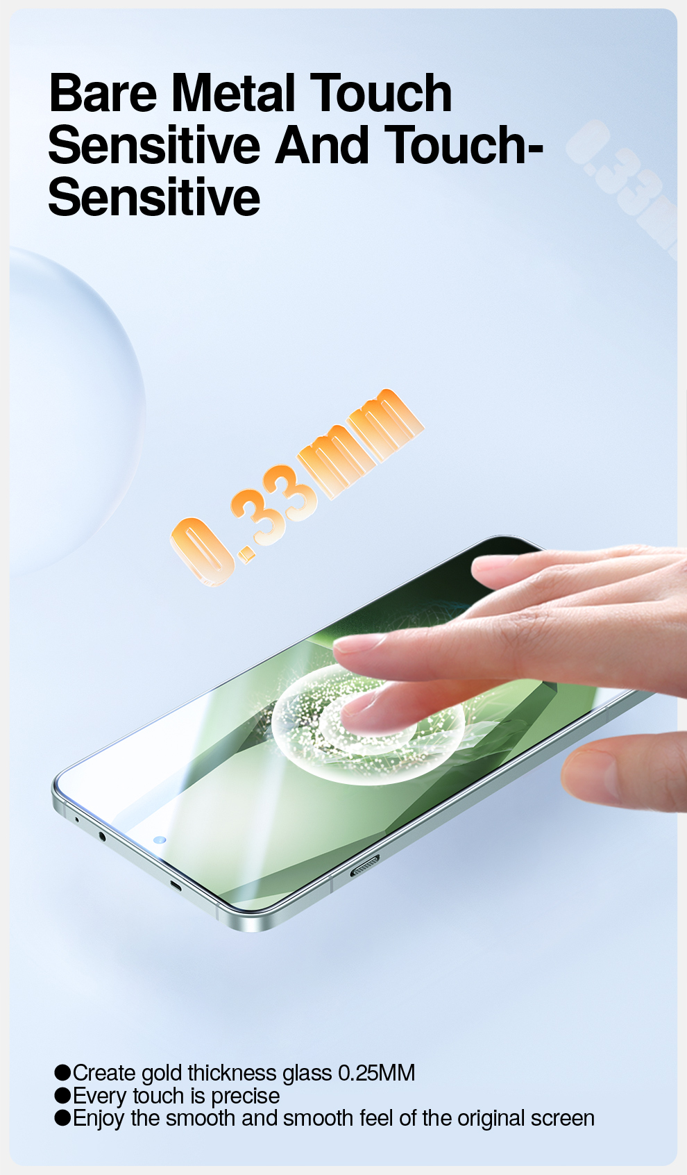 SmartDevil Quick Installation Tempered Glass For OnePlus ACE 5/ACE 5 Pro HD Full Screen ...