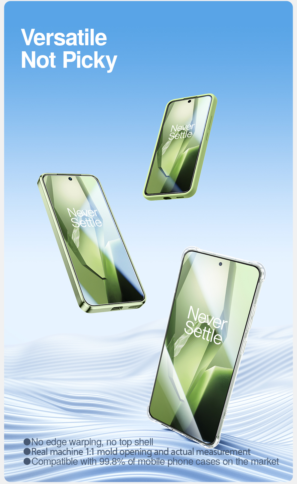 SmartDevil Quick Installation Tempered Glass For OnePlus ACE 5/ACE 5 Pro HD Full Screen ...