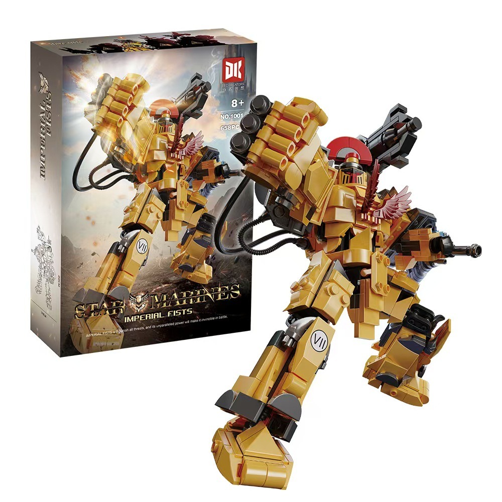 Imperial Fists Warhammer 40K Building Blocks 658 Pcs TEC CREATORS ...