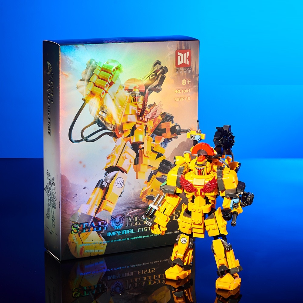 Imperial Fists Warhammer 40K Building Blocks 658 Pcs TEC CREATORS ...