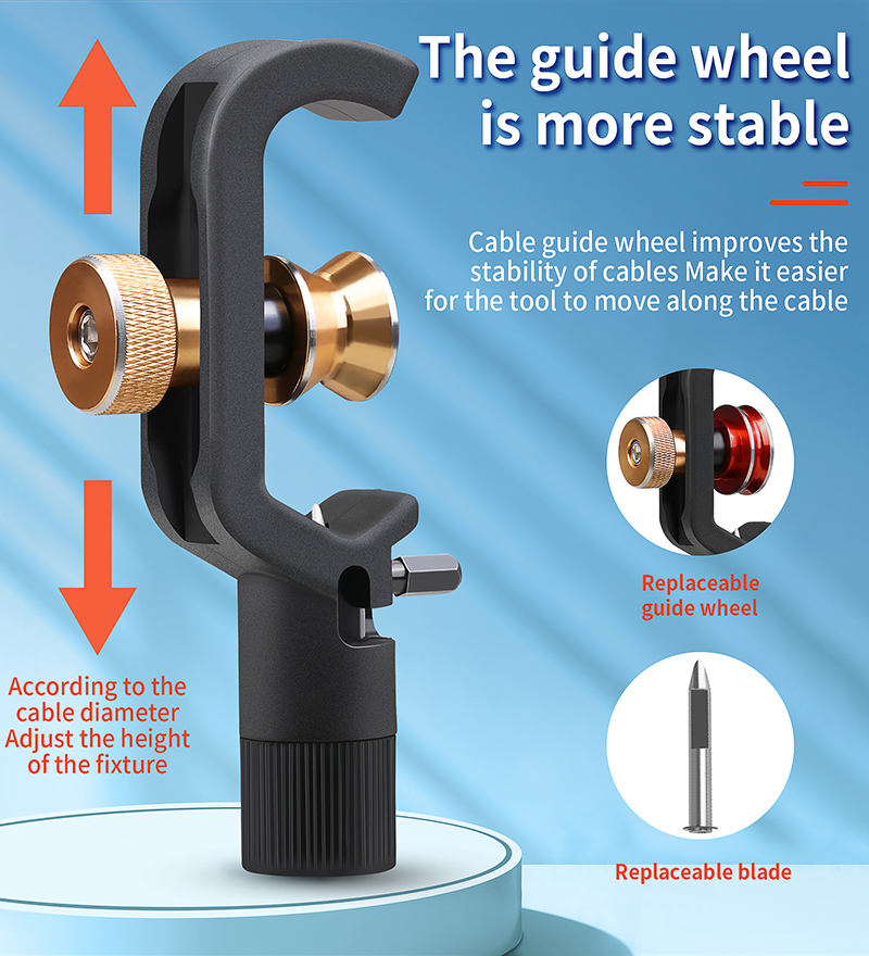 Armored cable stripper longitudinal transverse cable opener ...
