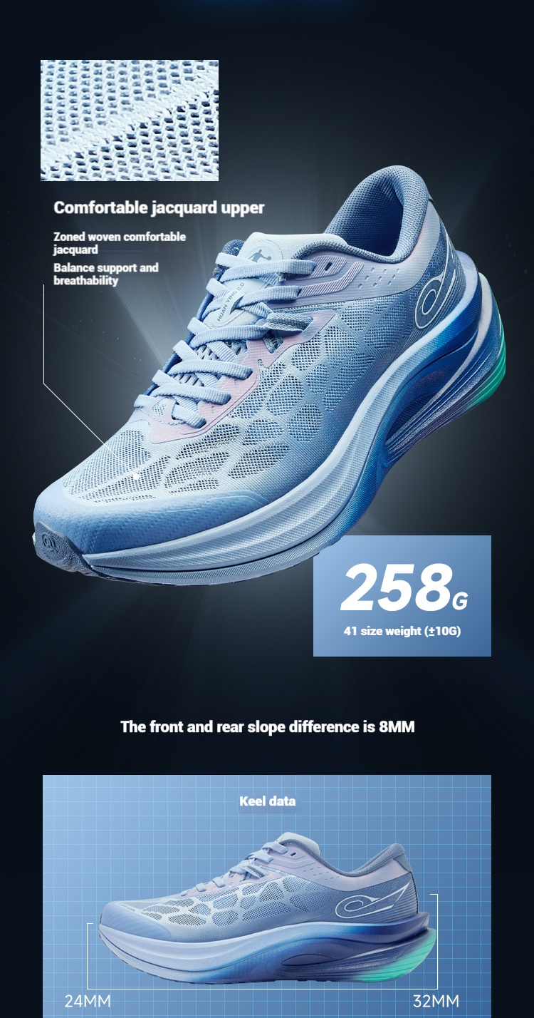 【Wide Feet】Qiaodan WIDE Men Running Shoes Stable Shock Absorption Soft ...