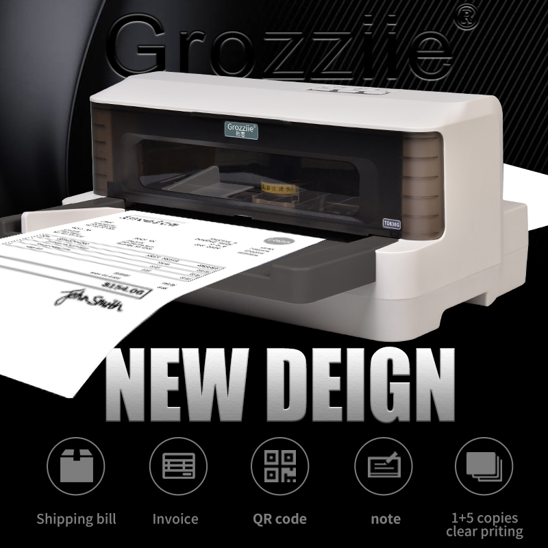 Dot Matrix Printer | Wifi, Bluetooth, USB Printing | 1+5 Copies Carbon ...