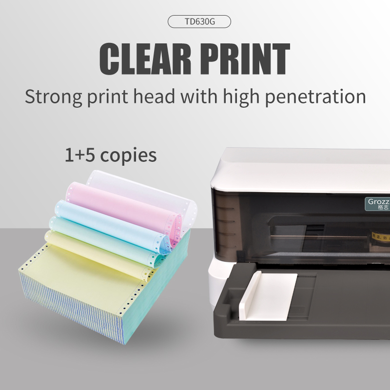 printer Receipt delivery note printer Dot Matrix Printer A4， 1+5 Copies ...