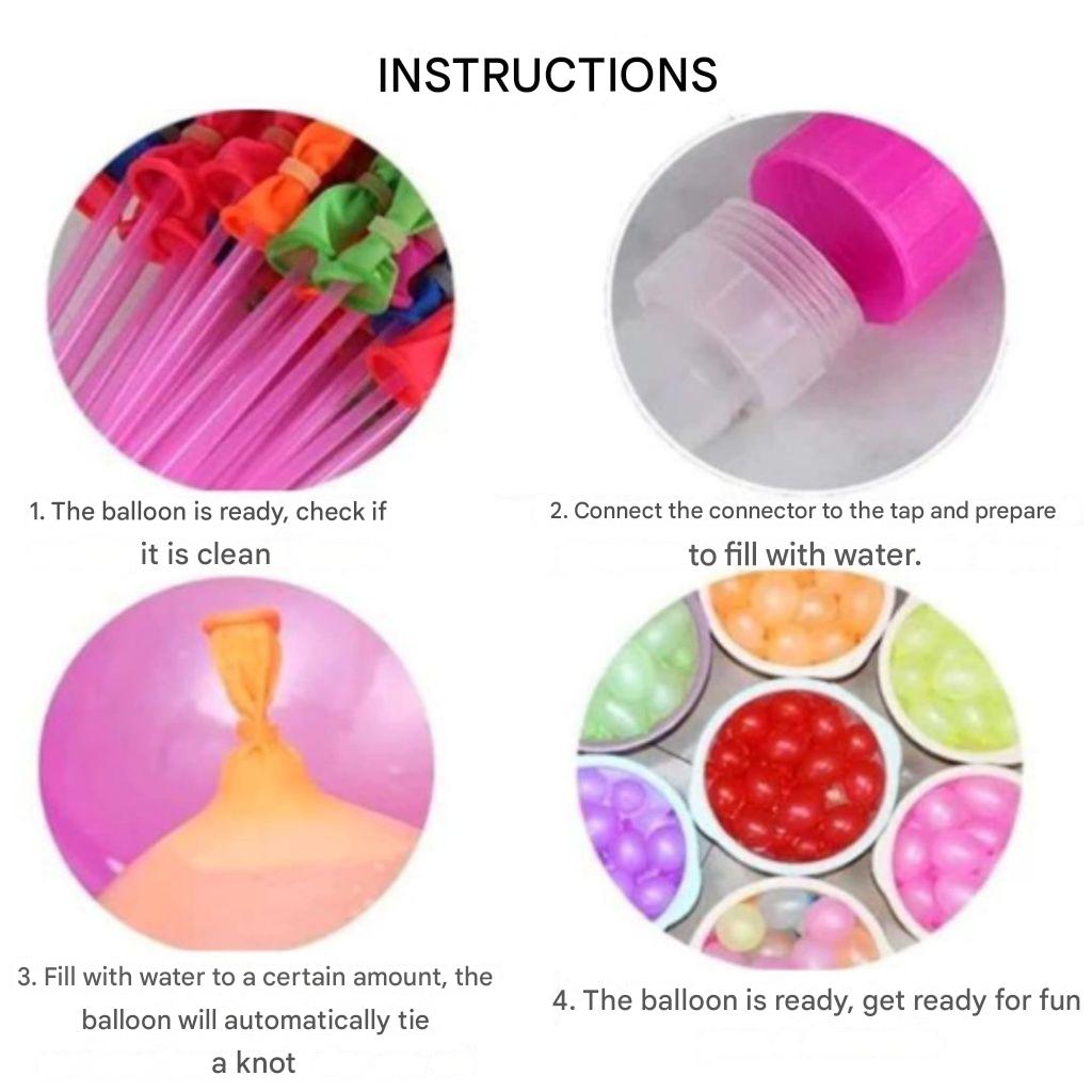 Quick-fill water balloons magic small water balls for children summer ...