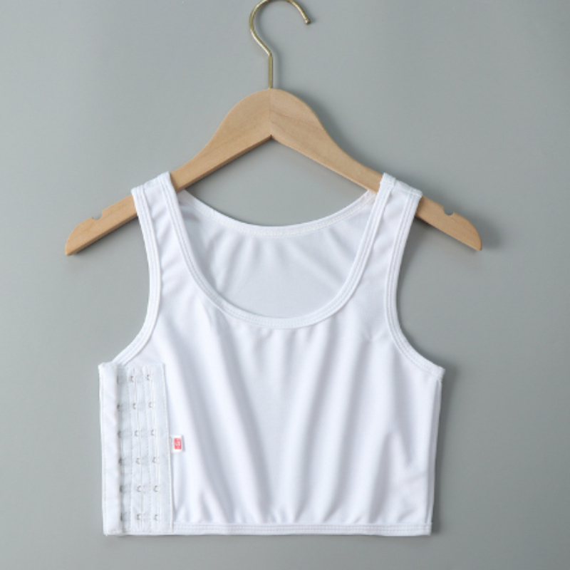 FTM Transgender Chest Binder - Adjustable Hook & Pullover Compression ...