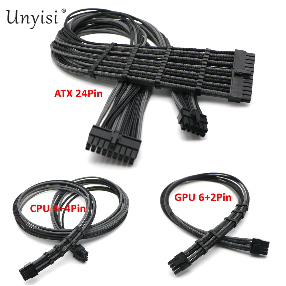 Custom Sleeved ATX 24Pin Modular PSU Power Cable for SeaSonic. | Shopee ...