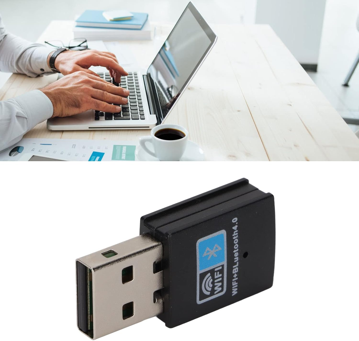 New Mini Usb Wifi Bluetooth Adapter Bt4.0 150mbps Dongle Wireless ...