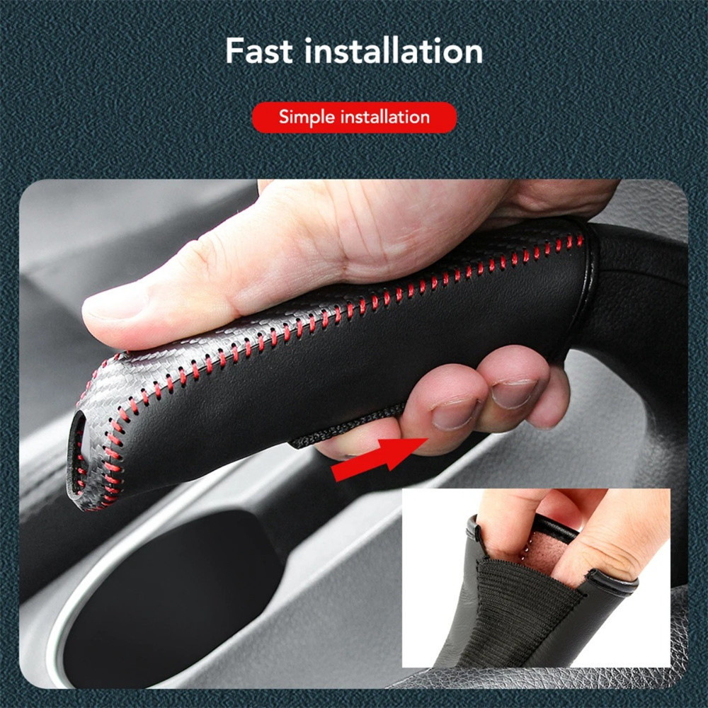 Universal Car Handbrake Gear Cover Manual/Automatic Gear Shift Sleeve ...