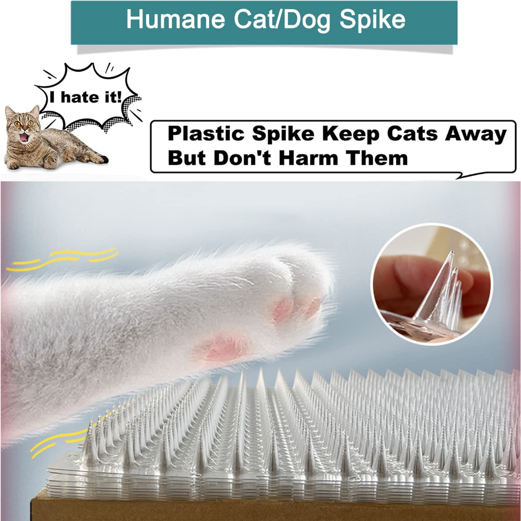 Anti-cat mat with spikes Transparent Anti-cat Thorn Anti-cat Net Cat ...
