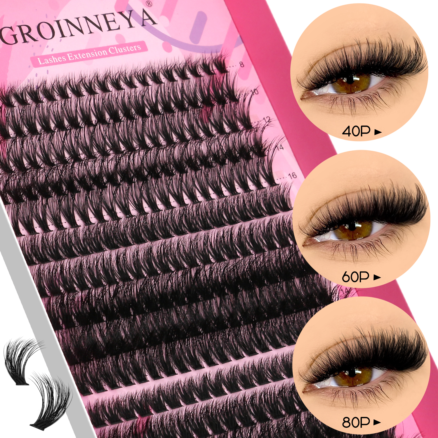 Lash Clusters Extensions Wispy Lash Clusters Fluffy Lash Clusters ...