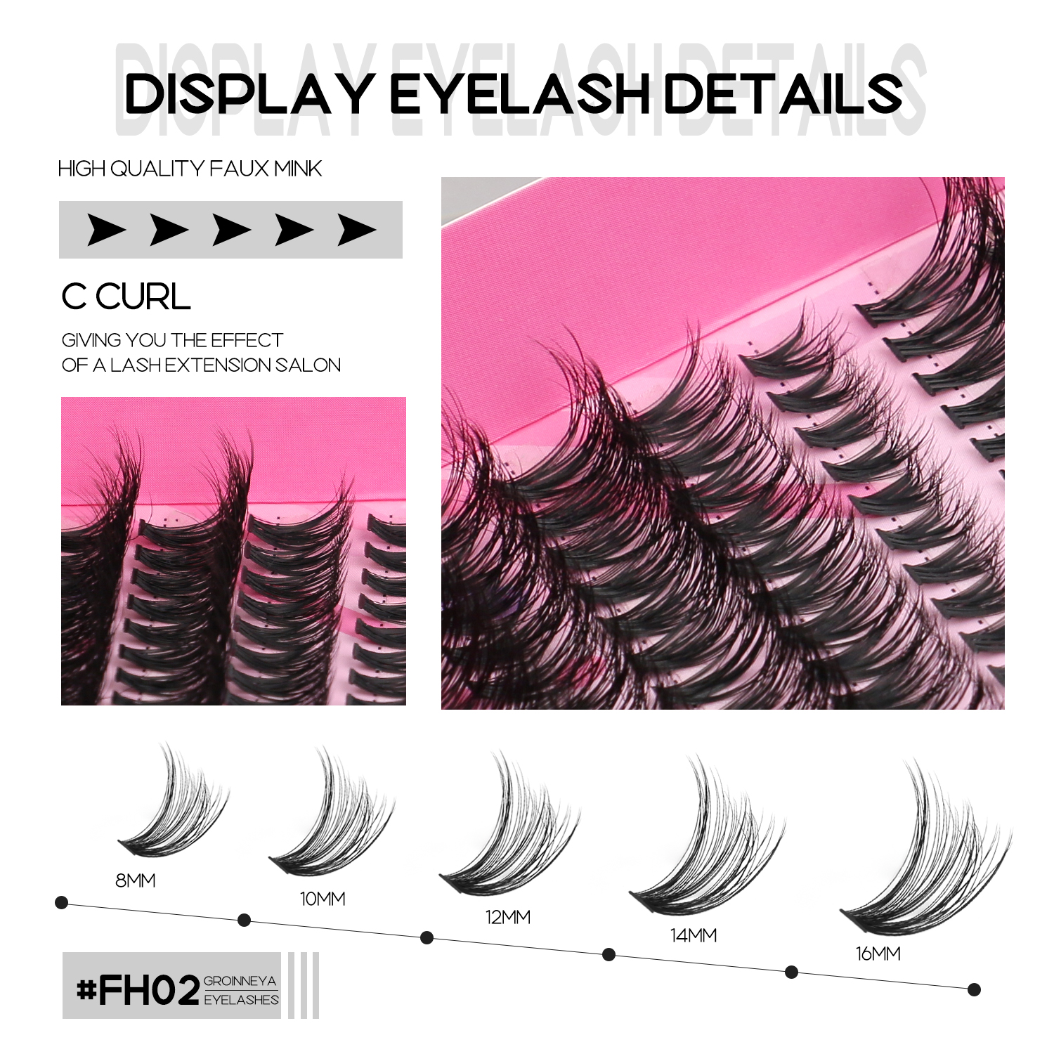 Lash Clusters Extensions Wispy Lash Clusters Fluffy Lash Clusters ...