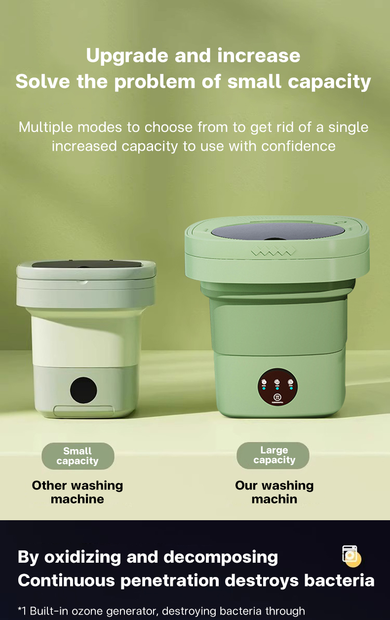 portable washing machine large capacity folding washing machine mini ...