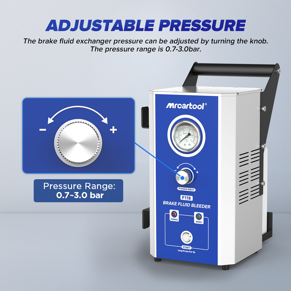 2 Years Warranty MRCARTOOL F118 Car Pulsating Portable Brake Oil ...