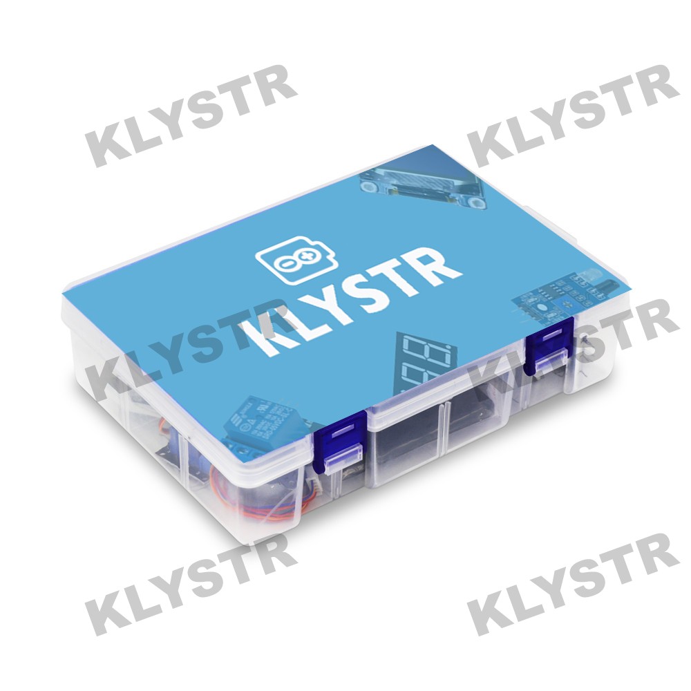 KLYSTR Sensor Module Starter Kit for Arduino Uno Set R3 ,0.96" OLED 1602 LCD Display with ...