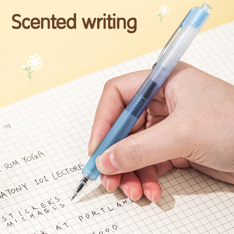 Deli Scented Gel Pen Fragrance Press Pen Neutral Pen 0.5mm ST Head ...