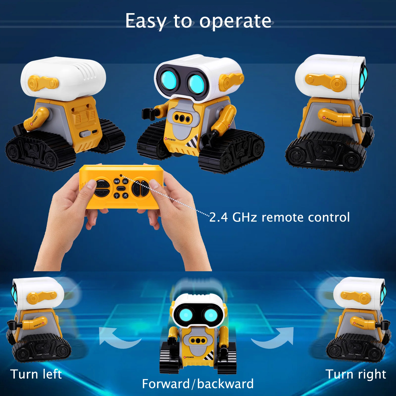 RC Intelligent Robot Wali Rabbit Robot Toy Gesture Sensing Simulation ...