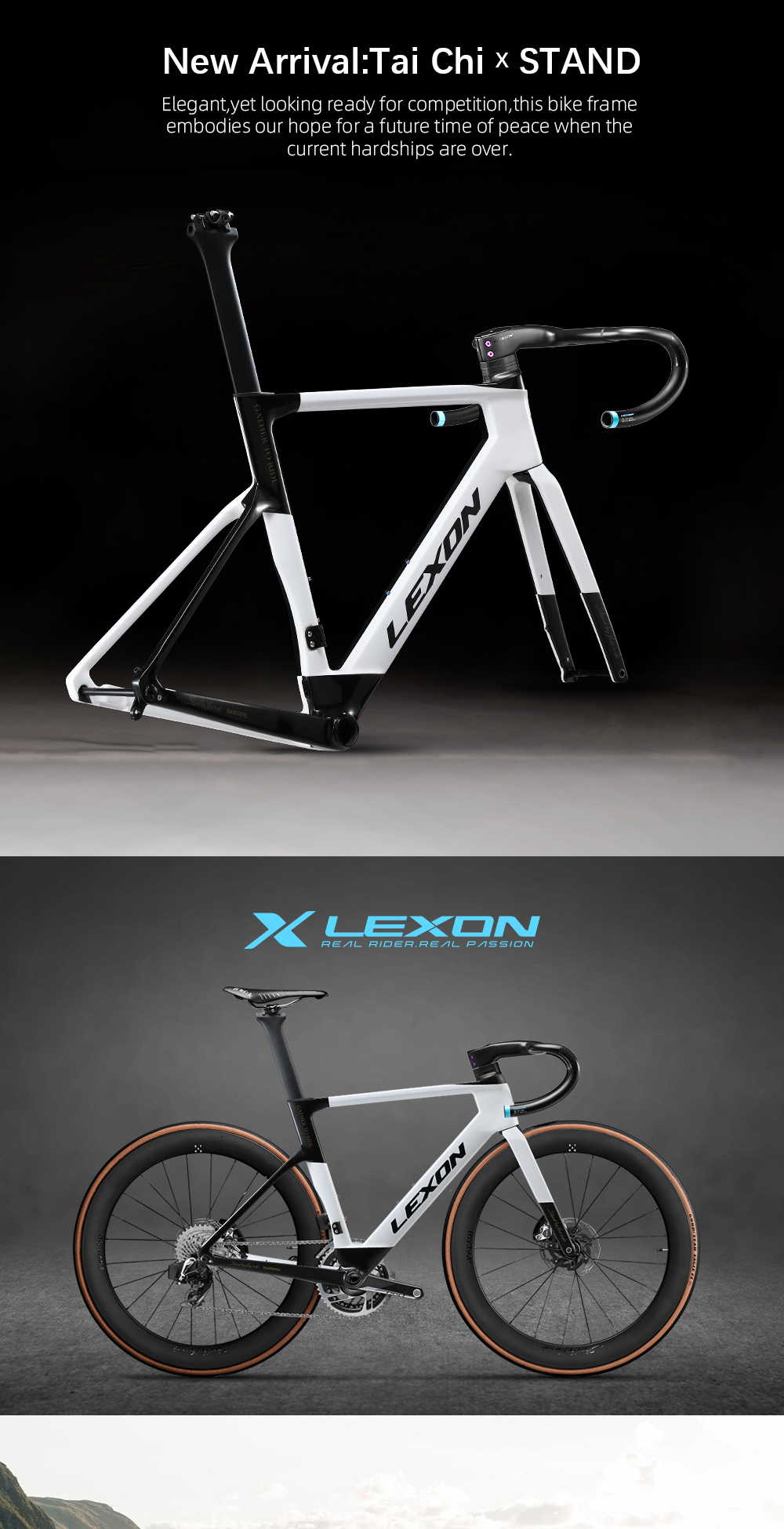 2025 Lexon Carbon Road Bike Frame Disc Brake Full Inner Cable Racing ...