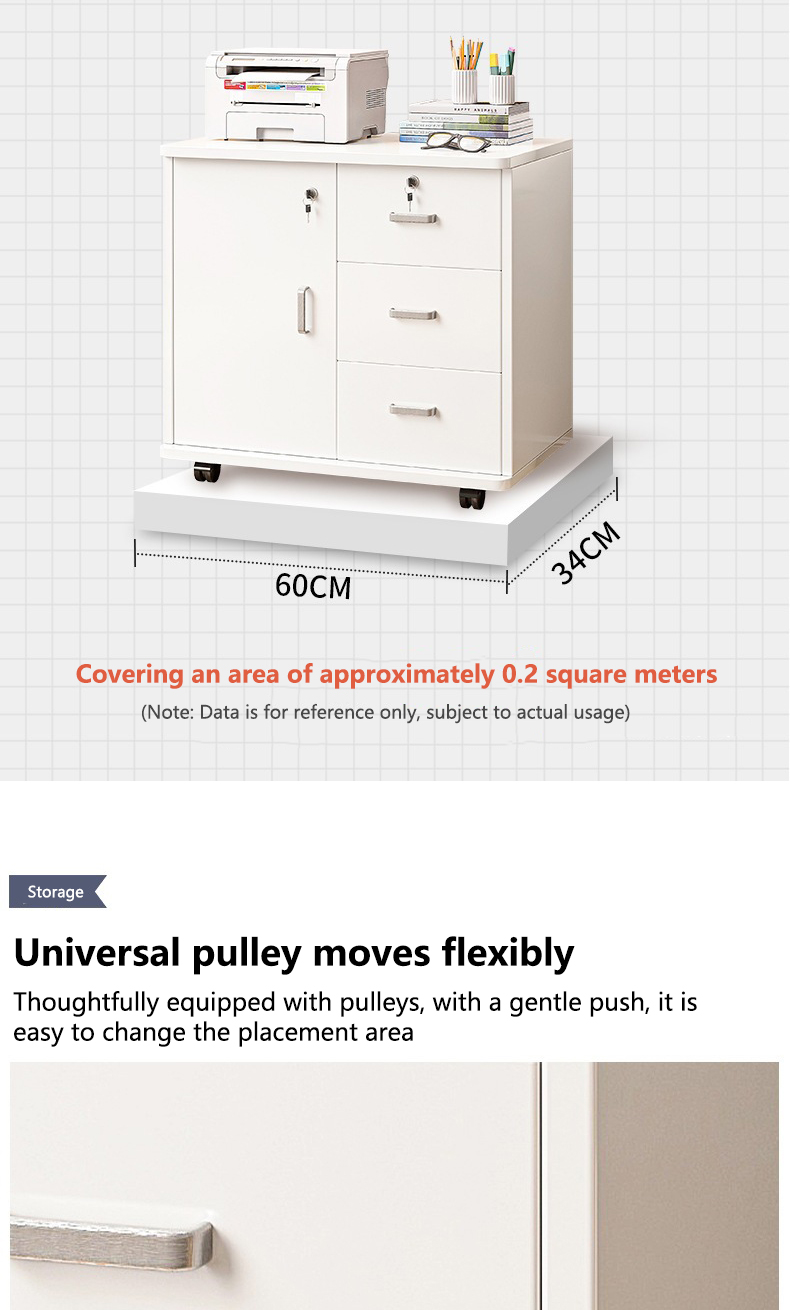 Home Office File Cabinet With Lock Wooden Bedside With Drawers Moving ...