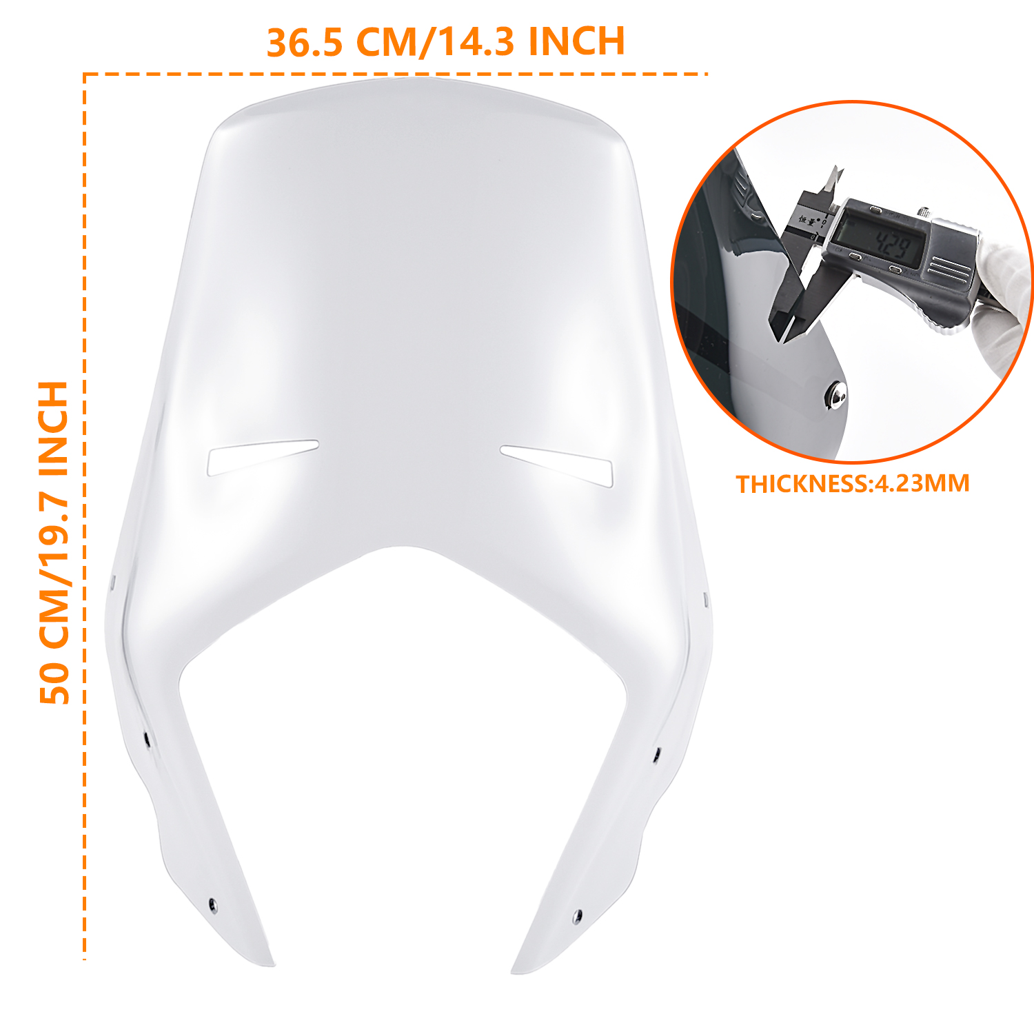 Motorcycle Double Bubble Rally Windshield Windscreen Visor Viser For ...
