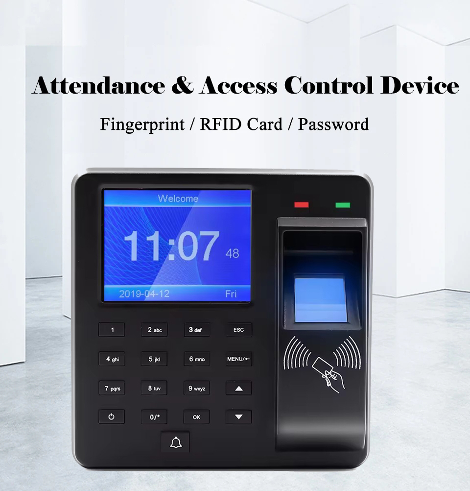 Fingerprint Door Access Control System Kit RFID Keypad Biometric Access Controller Electric ...