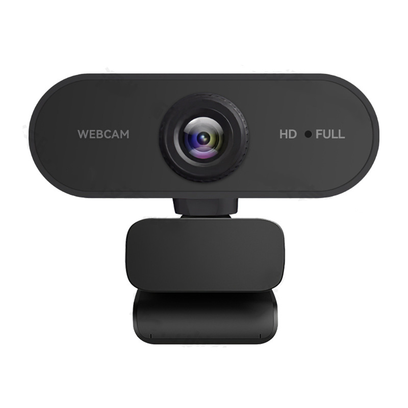 Latest Black Web Camera USB Full HD 1080p with 360 Degree Rotation ...