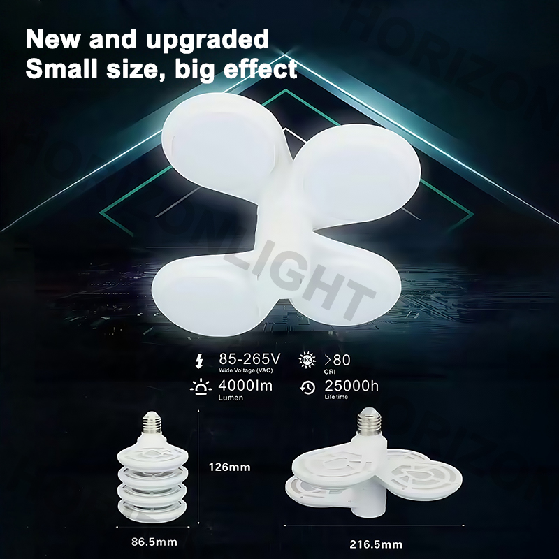 Super Bright LED Bulbs E27 Light Bulb Folding Flying Saucer Lamp Saving ...