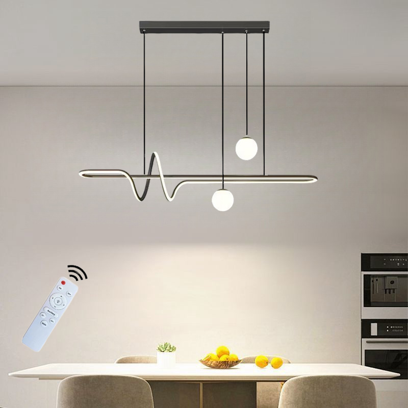Modern Tri Color Chandelier Ceiling Light LED Living Room Pendant Light ...